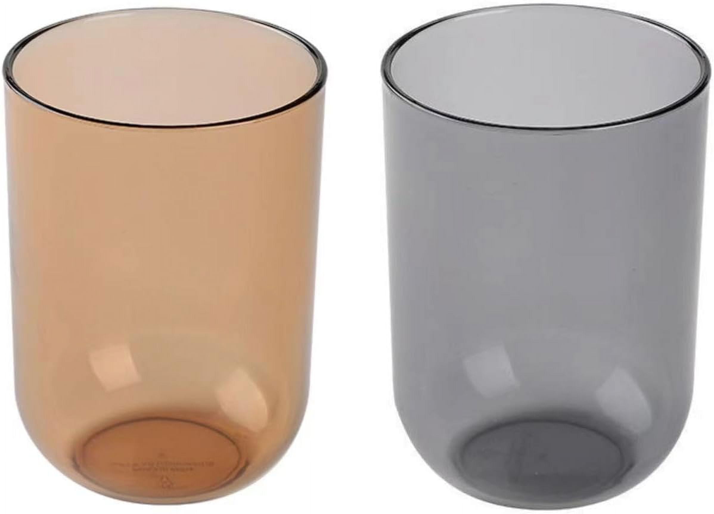 DanceeMangoo Toothbrush Rinse Cup Fashion Transparent Mouthwash Cup ...