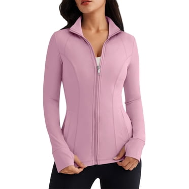 LAVRA Women's Athletic Zip Up Hoodie Light Weight Exercise Jacket ...