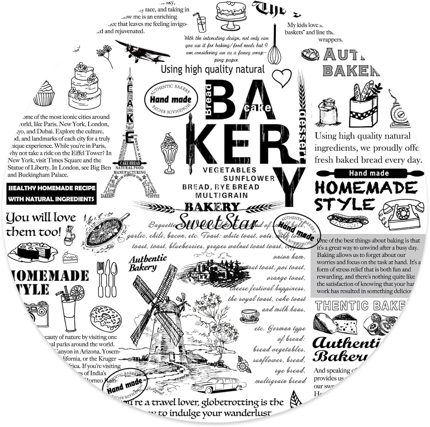 DanceeMangoos 10" x 10" Food Paper Sheets (100 Pack) - Premium Deli ...