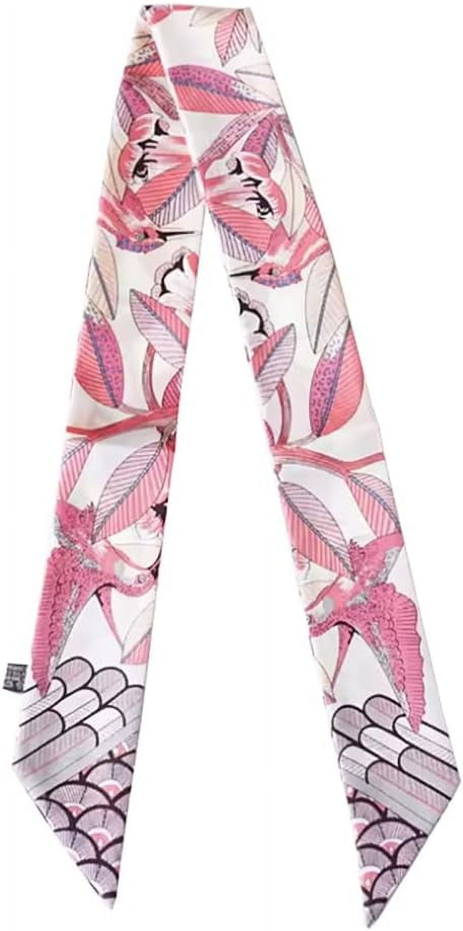 DanceeMangoos 100% Mulberry silk Scarf Head Hair Ribbon Handbag Handle ...