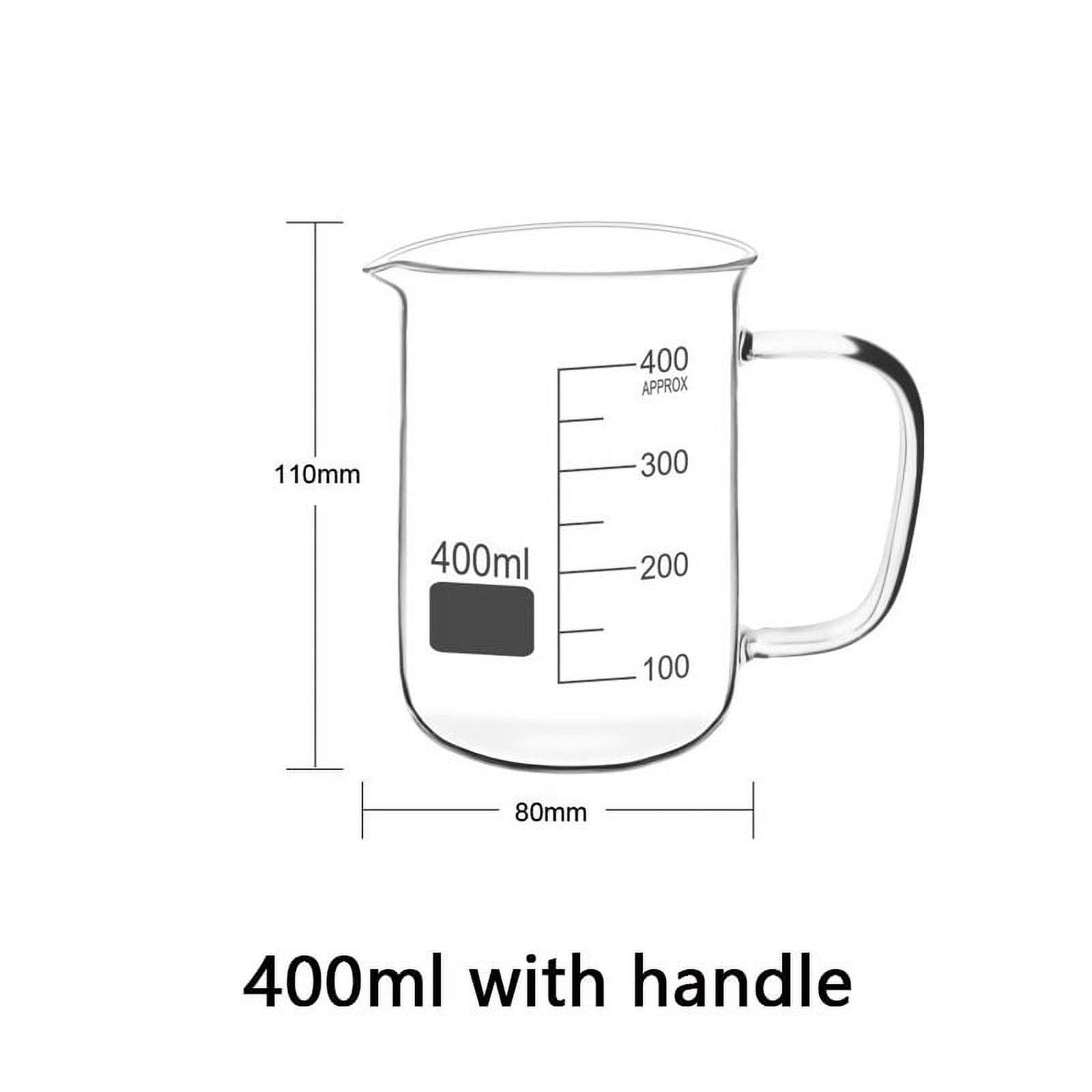 DanceeMangoos 50~1000ml With Handle Measuring Cup High Borosilicate ...