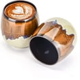 DanceeMangoos Ceramic Kiln-Change Espresso Cups Small Espresso Coffee ...