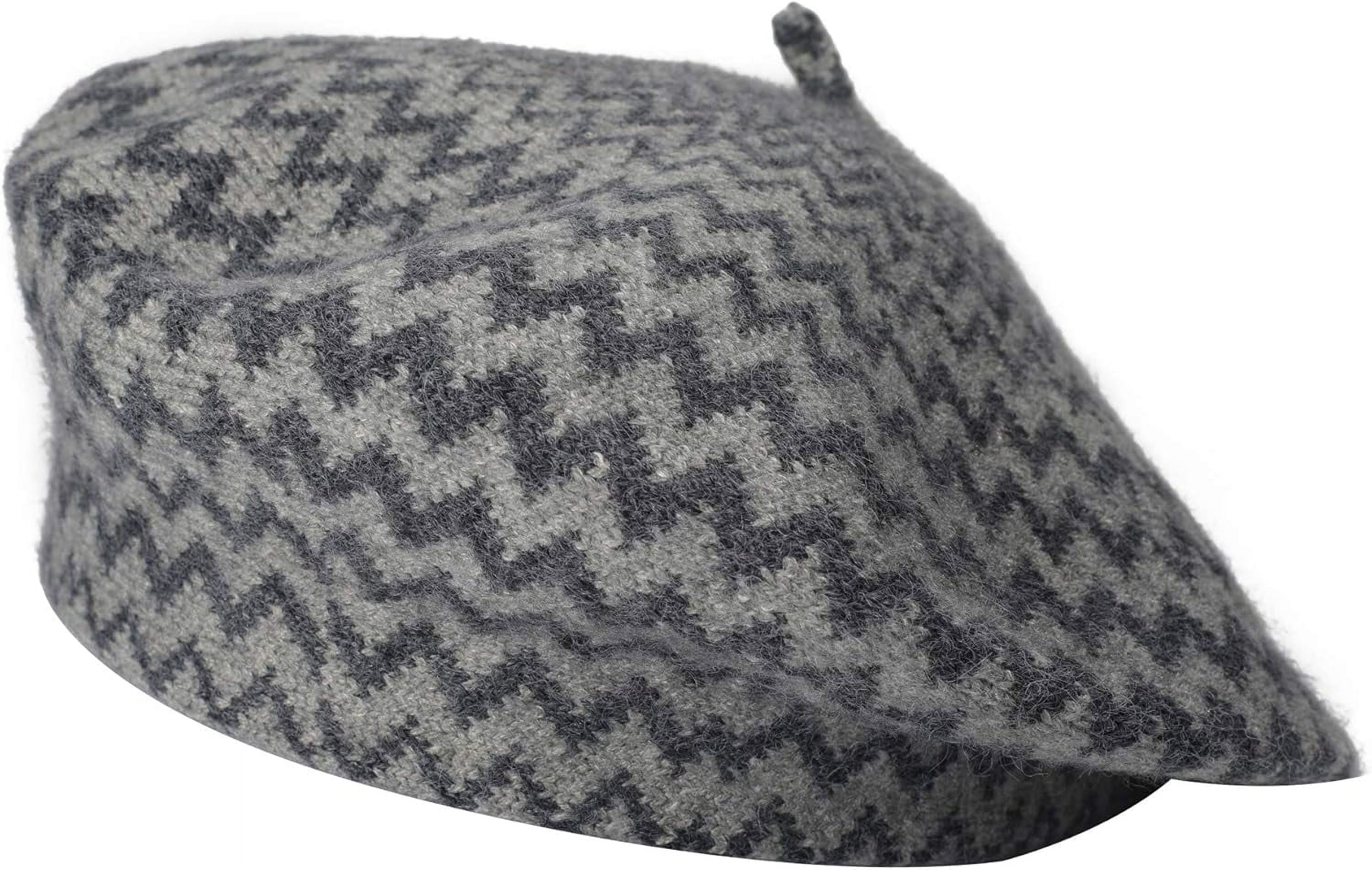 DanceeMangoos French Beret Hat Fashion Print Lightweight Winter Warm ...