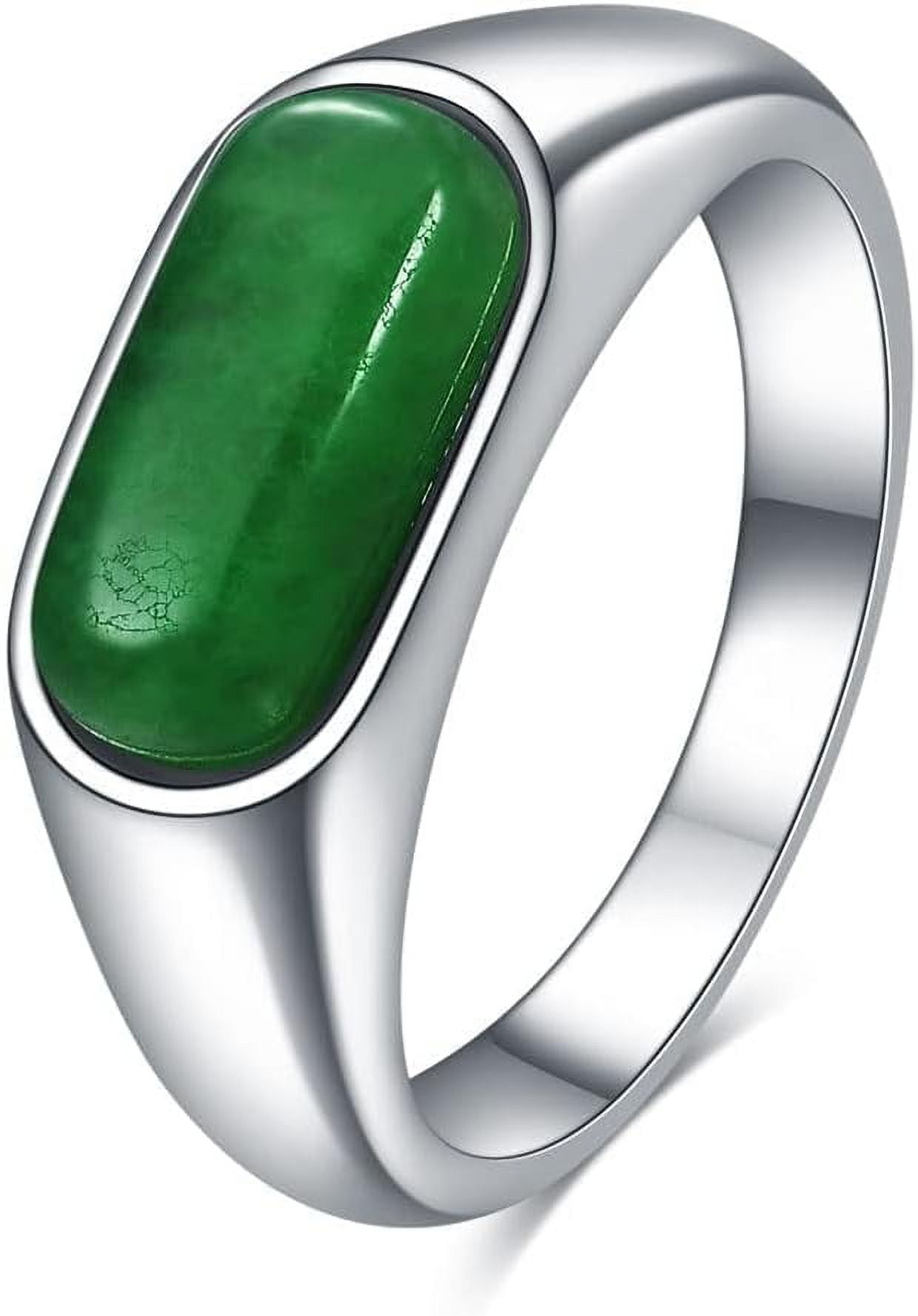 DanceeMangoos Gold/Silver Square Shape Signet Mens Pinky Rings ...