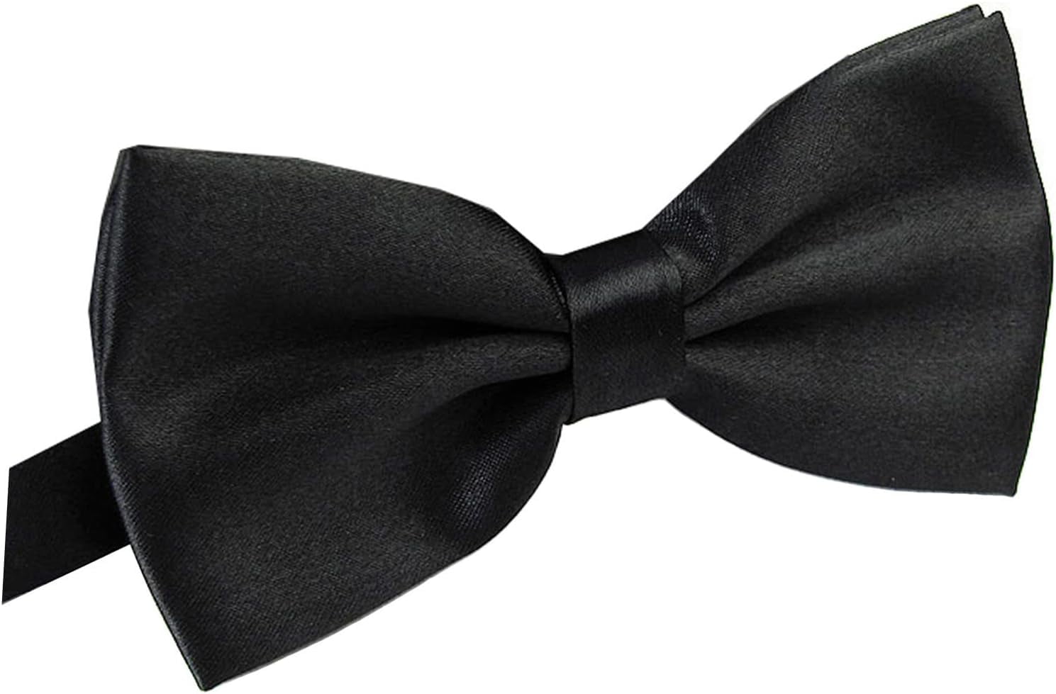 DanceeMangoos Men's Pre Tied Bow Ties for Wedding Party Fancy Plain ...