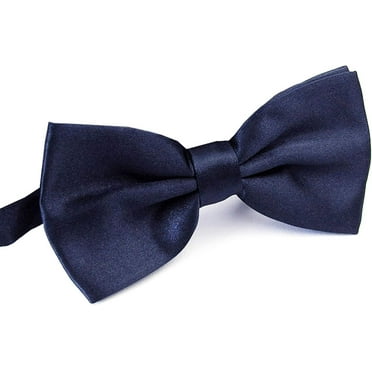 Bow Ties for Men Solid Color Pre-Tie Bow Tie and Pocket Square Set ...