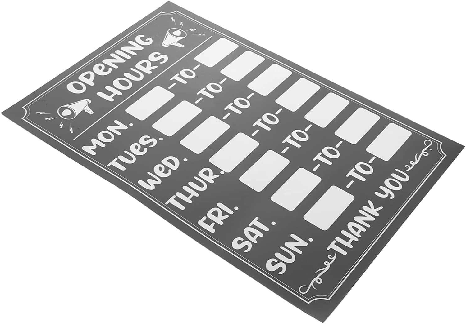 DanceeMangoos Numbers Stickers Business Hour Open Closed Sign Self ...