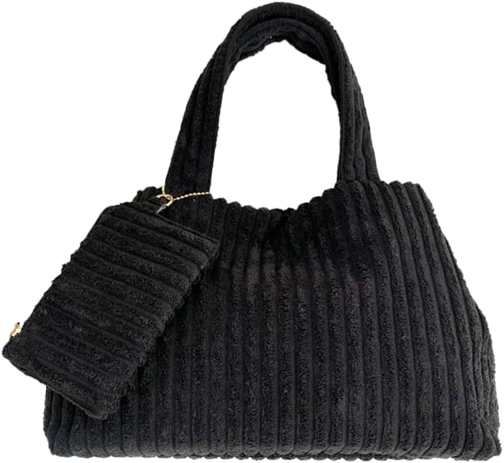 DanceeMangoos Plush Tote Bag for Women Top Handle Shoulder Bag Work ...