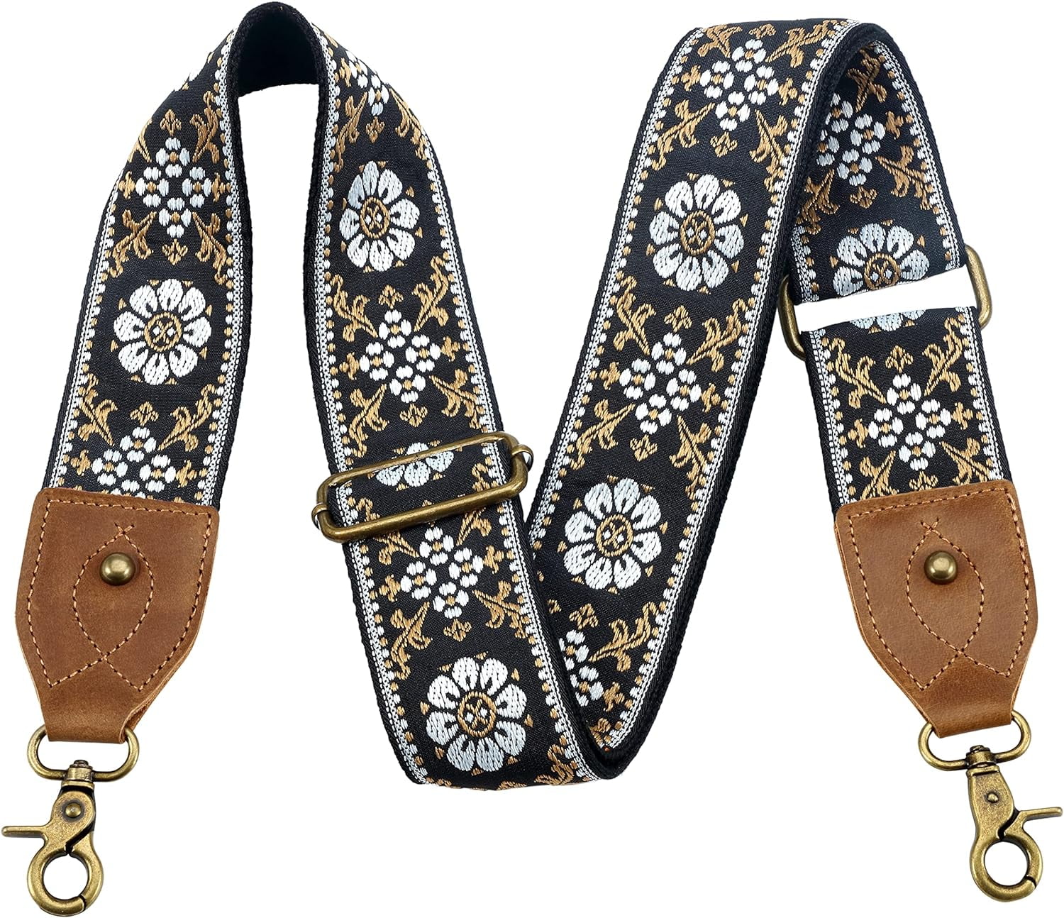 DanceeMangoos Purse Strap-2"Crazy Horse Leather Wide Shoulder Strap ...