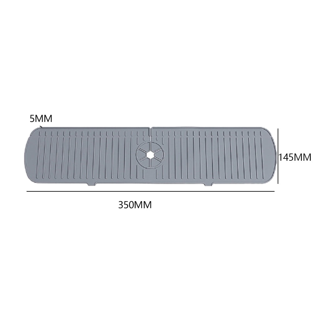 DanceeMangoos Silicone Kitchen Faucet Mat Flexible Faucet Splash Guard ...