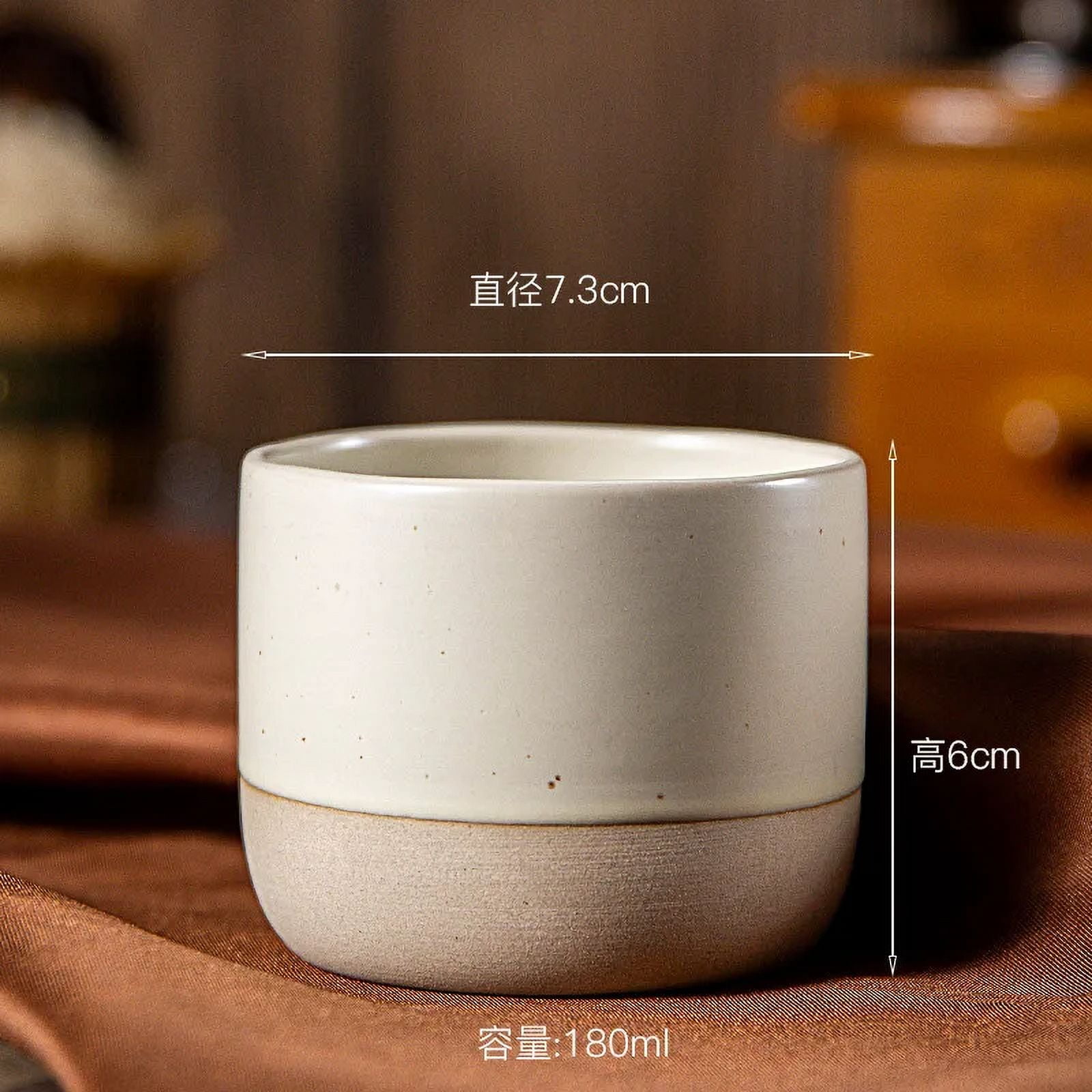 DanceeMangoos Vintage Coffee Mug 100ml 180ml 230ml ceramics Tea cup Japanese-style cafes ...