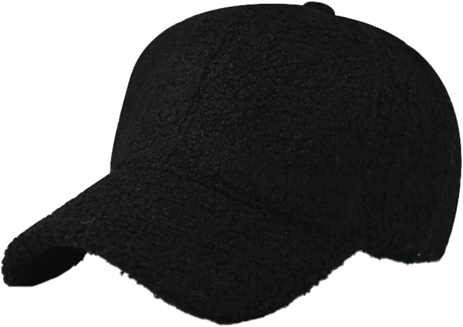 DanceeMangoos Winter Baseball Cap for Women Men Stylish Lamb Wool ...