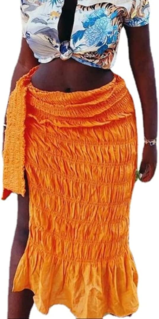 DanceeMangoos Wrap Skirts for Women Cover Up Skirt Bathing Suit Cover ...