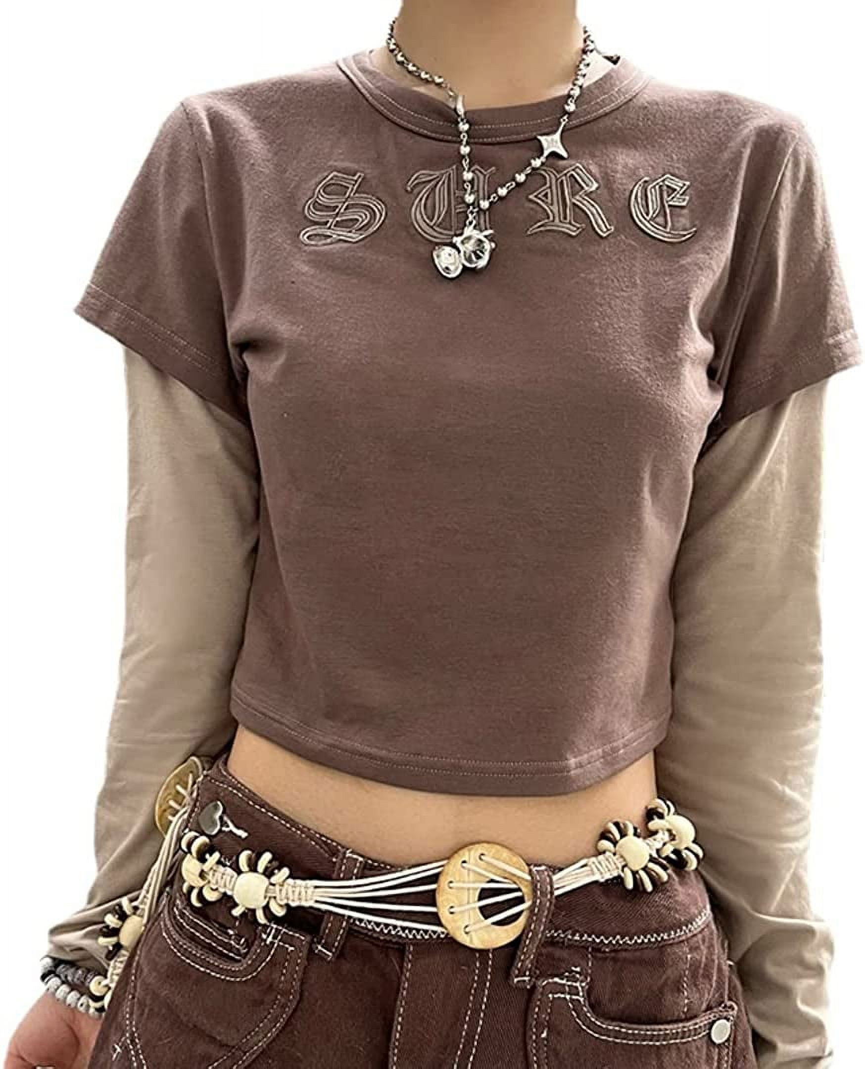 DanceeMangoos Y2k Shirt Grunge Clothes Y2k Clothing Womens Y2K ...