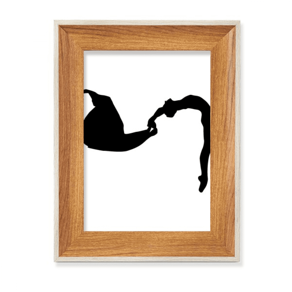 Dancer Art Jumping Sports Desktop Wooden Photo Frame Display Picture ...