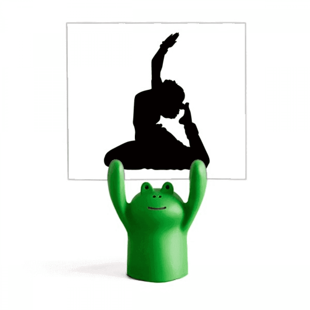 Dancer Art Peacock Yoga Sports Memo Holder Cartoon Animal Frog Stand ...