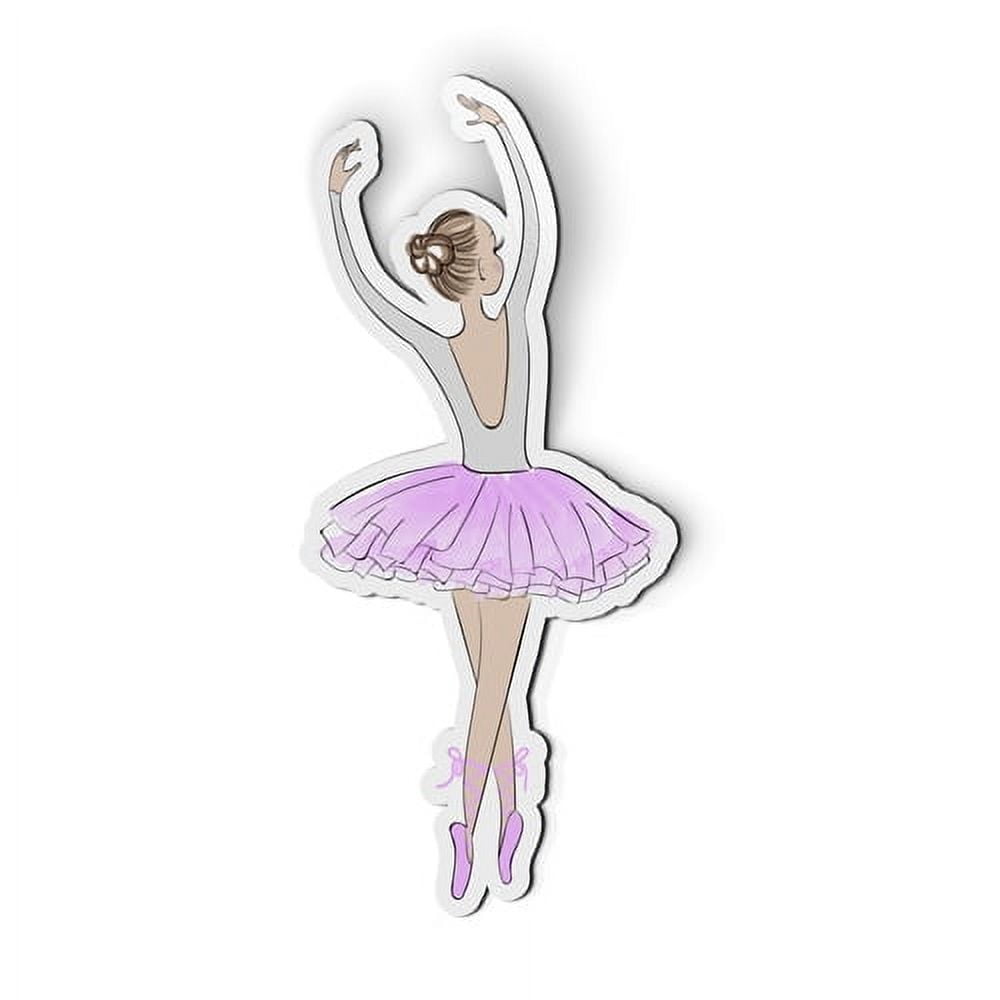 Dancer Ballerina - 5" Magnet for Car Locker Refrigerator - Walmart.com