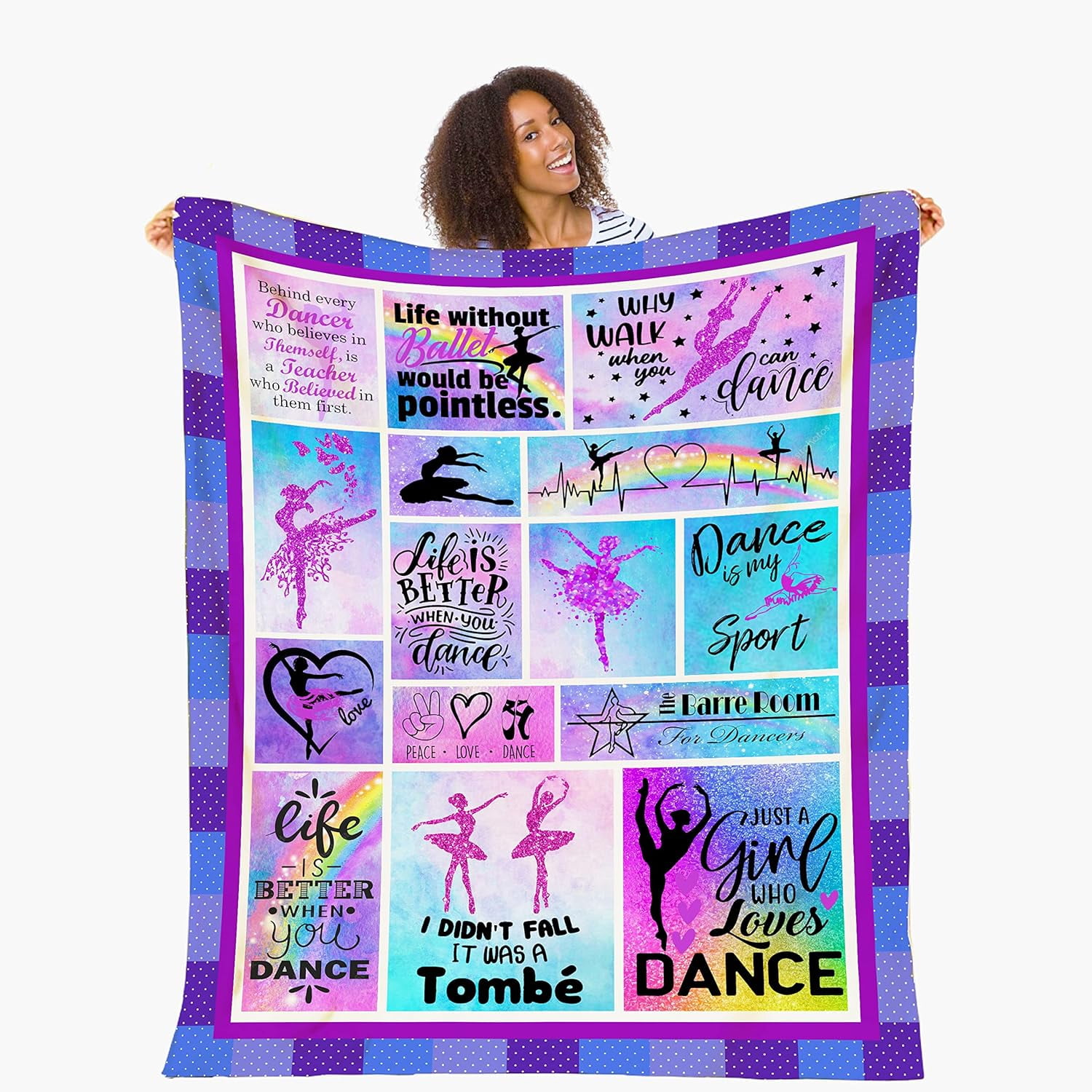 Dancer Gifts - Best Dance Recital Blanket Gifts for Girls ...