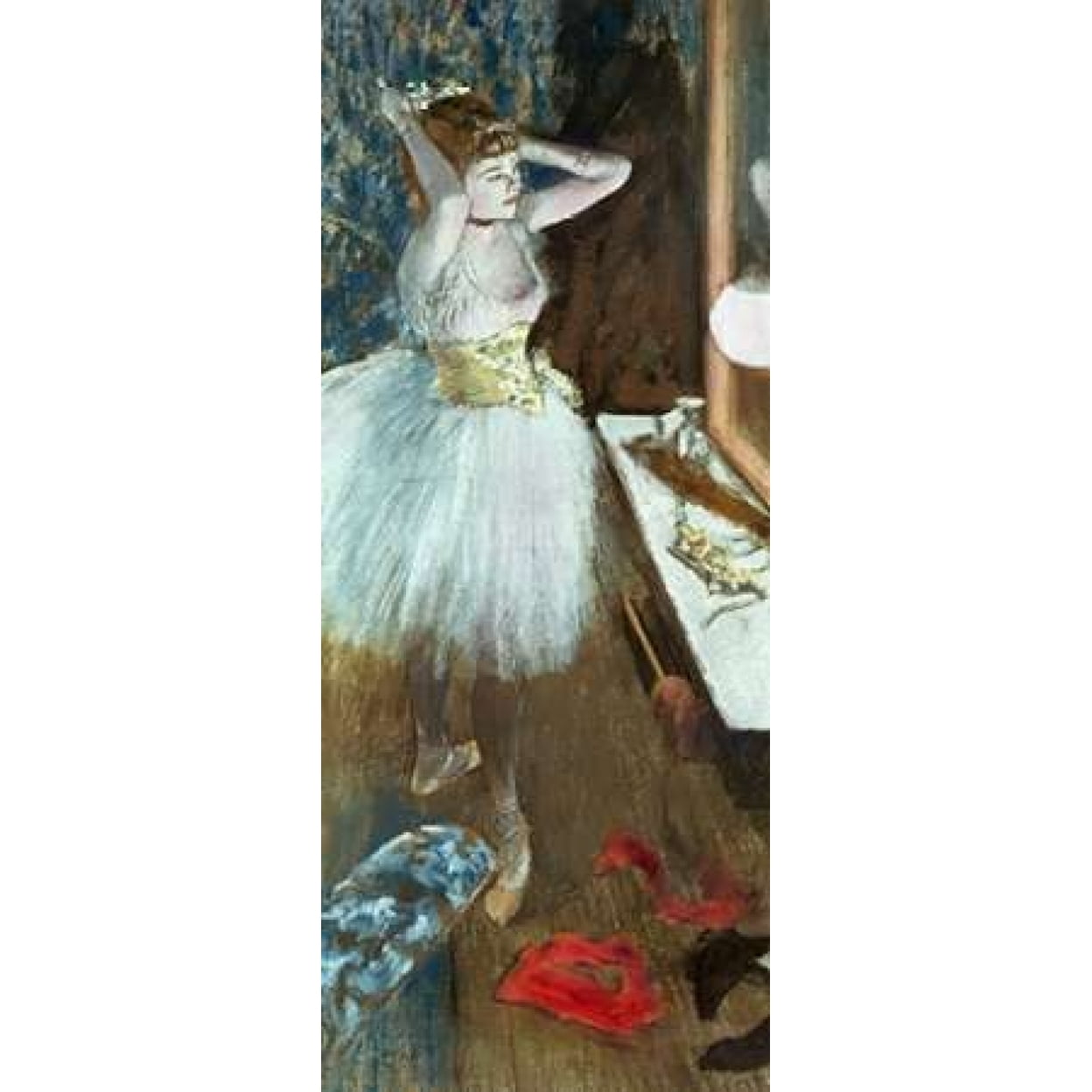 Dancer In Her Dressing Room Poster Print by Edgar Degas - Walmart.com