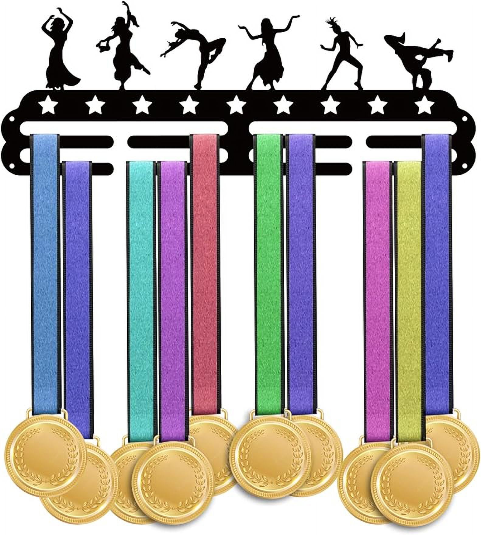Dancer Medal Holder Medal Hanger Award Ribbon Hanger Tiered Medal ...