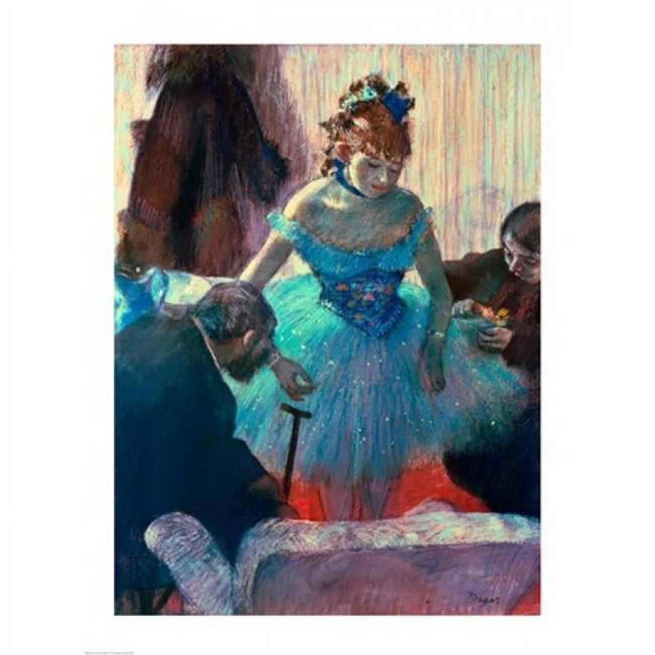 Dancer in Her Dressing Room Poster Print by Edgar Degas - 24 x 36 in ...