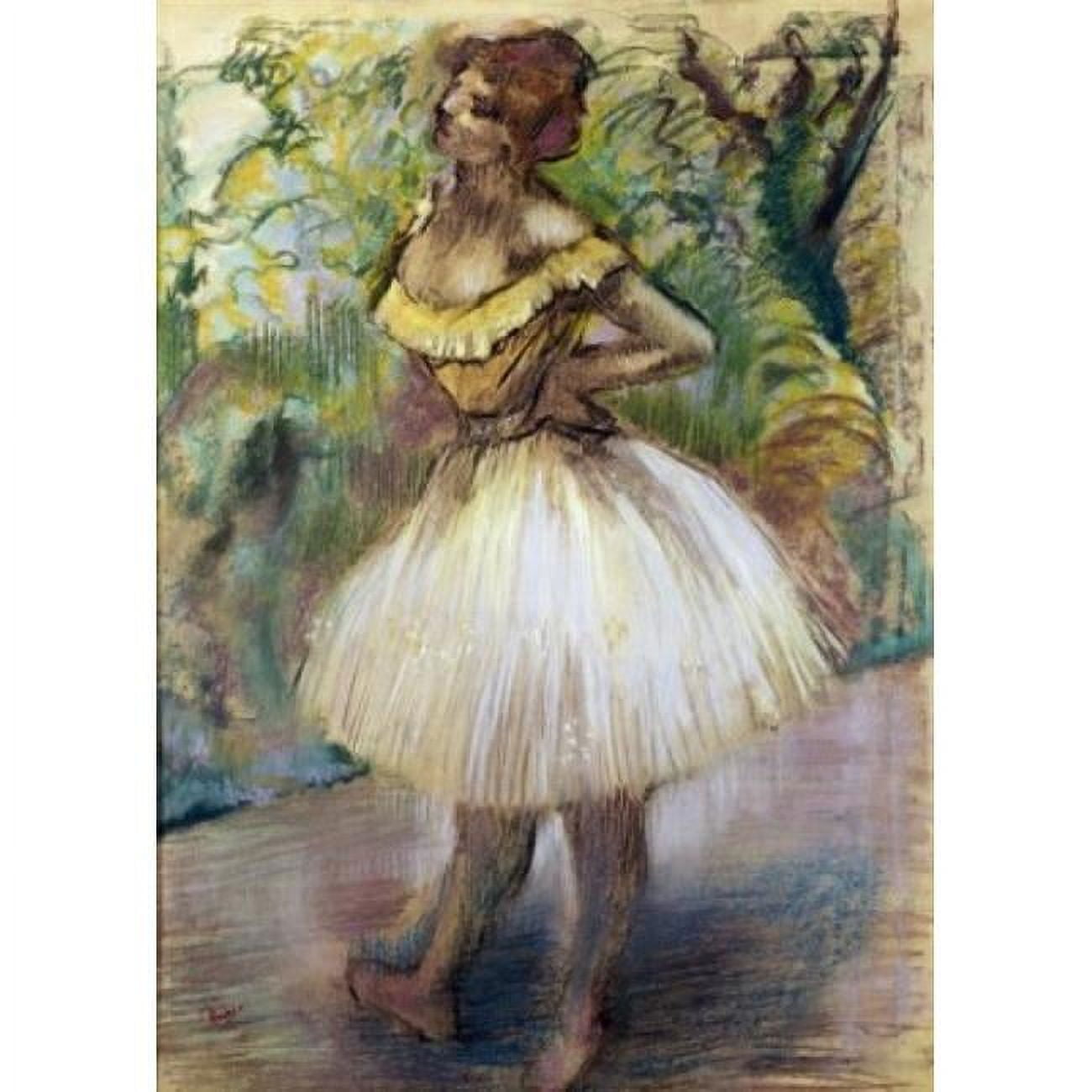 Dancer in Yellow Edgar Degas 1834-1917 French Poster Print - 18 x 24 in. - Walmart.com