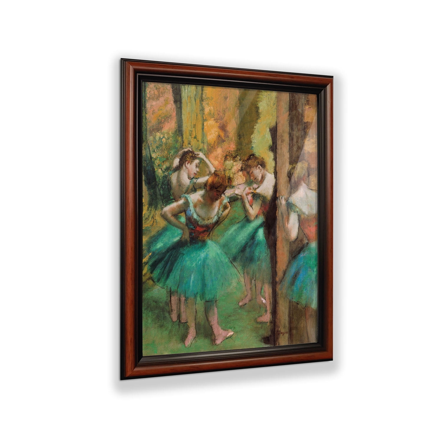 Dancers, Pink and Green by Edgar Degas Framed Wall Art Print, Beautiful ...