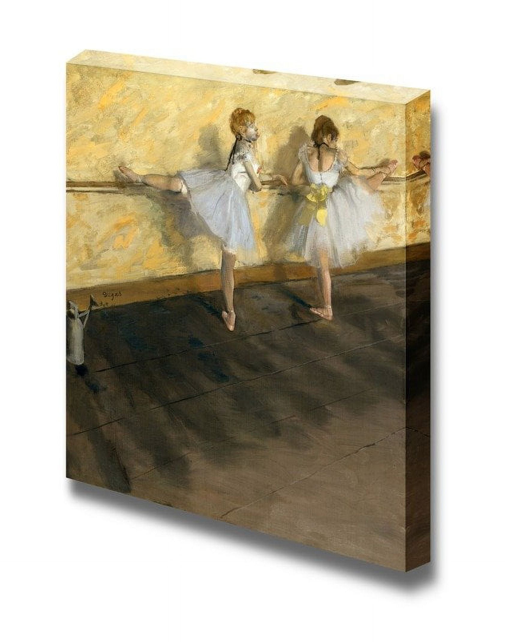 Dancers Practicing at The Barre by Edgar Degas Famous Fine Art Reproduction World Famous ...