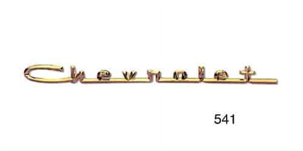 Chevrolet 1957 Bel Air V8 Script Emblem Danchuk 541 Australia | Ubuy