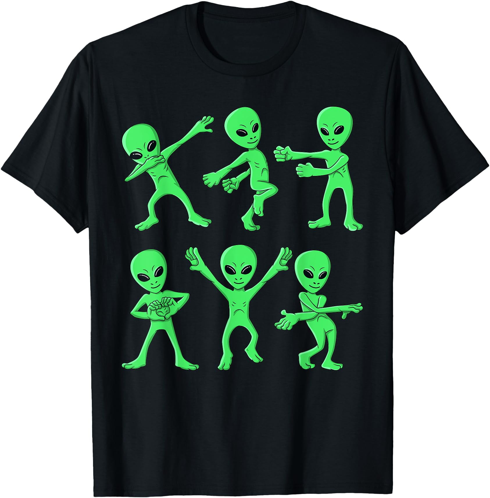 Dancing Aliens Dance Challenge Boys Girls Kids Halloween T-Shirt,Forest ...