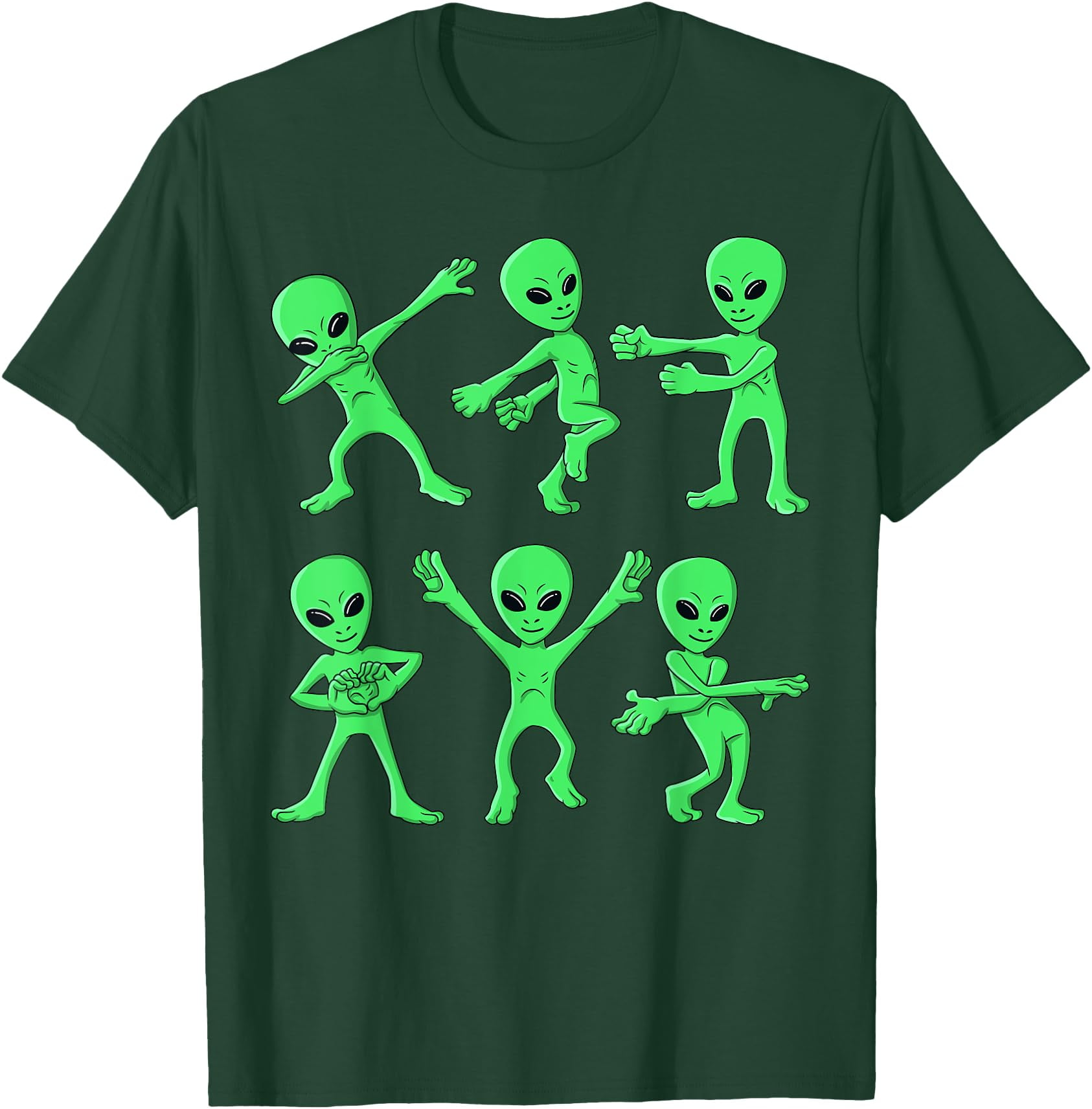 Dancing Aliens Dance Challenge Halloween Unisex T-Shirt for Men Women ...