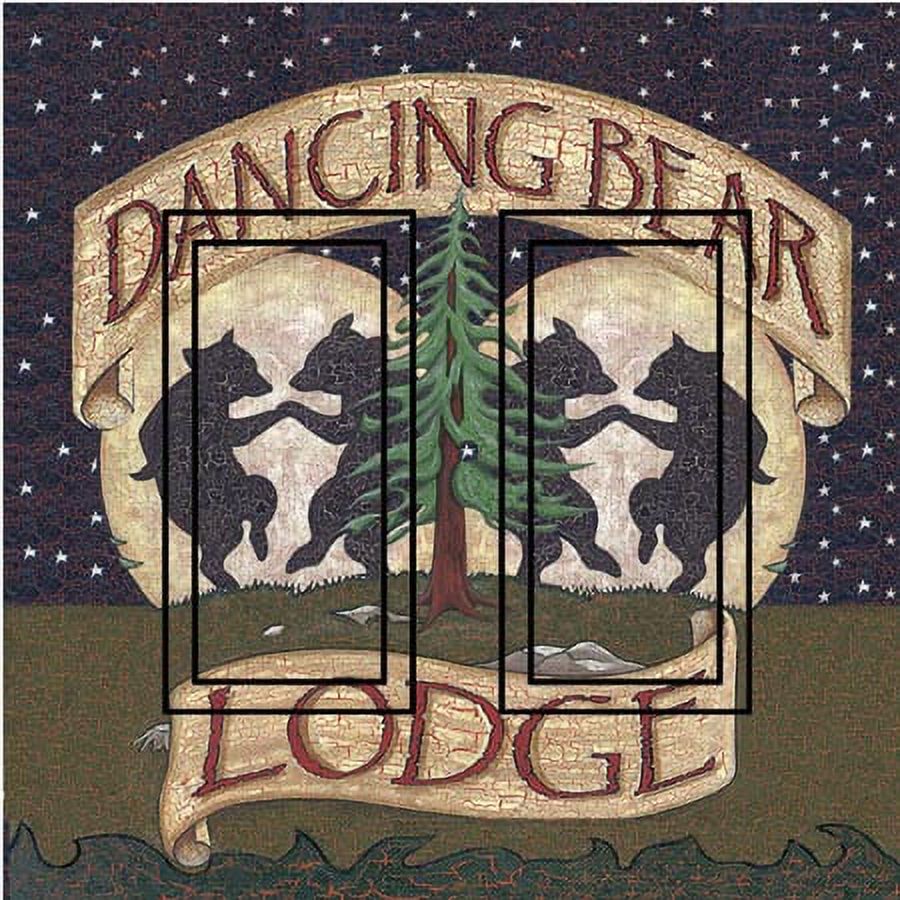 Dancing Bear Double Rocker SwitchStix Peel and Stick Art Deco Switch ...