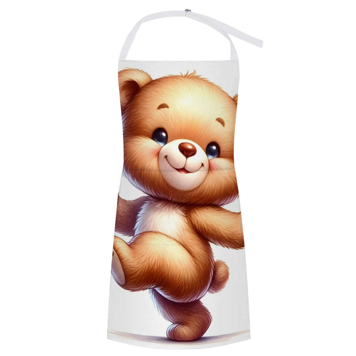 Dancing Bear Pattern Apron Fashionable And Durable The Focus Of ...
