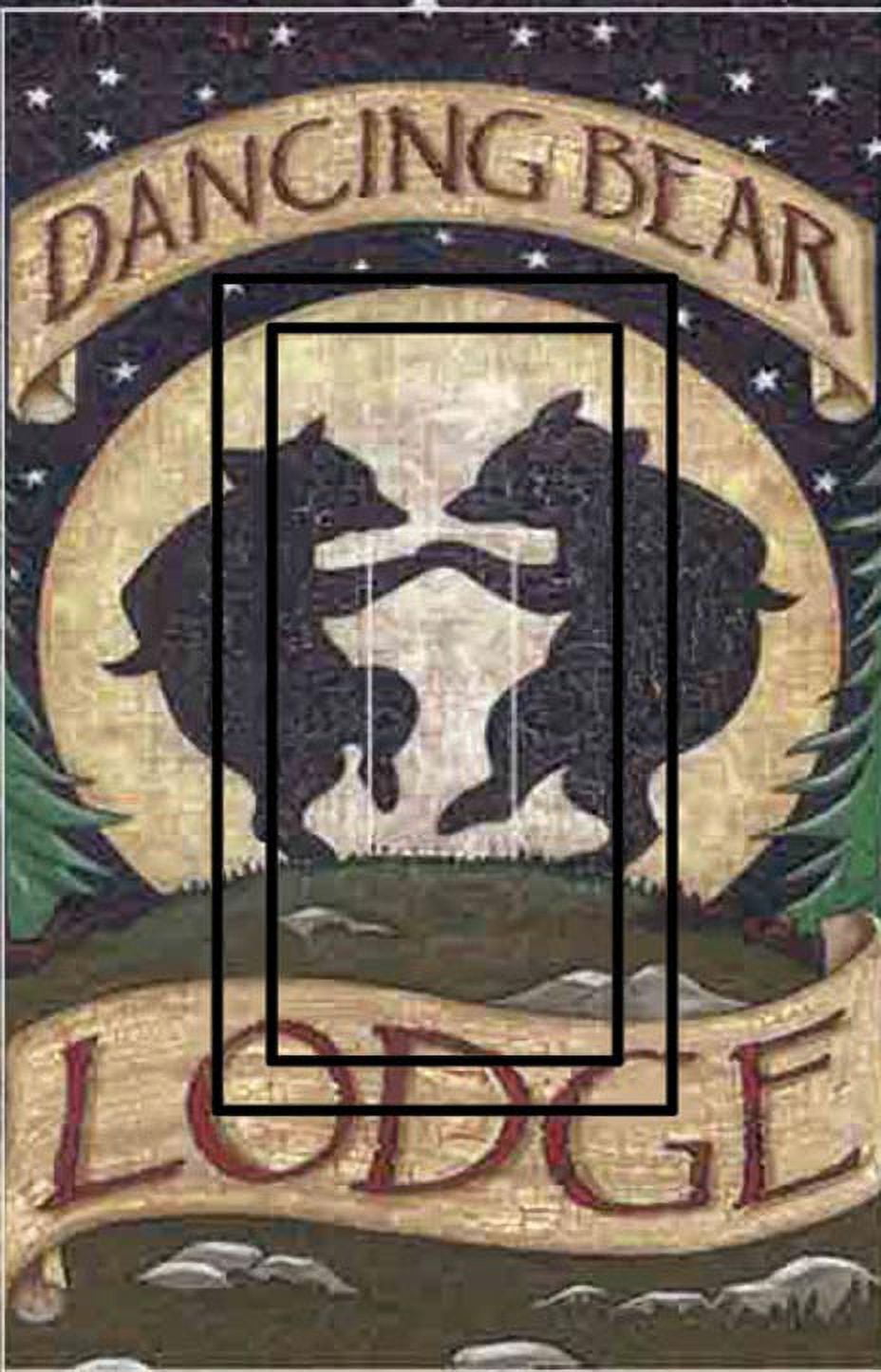 Dancing Bear Single Rocker SwitchStix Peel and Stick Art Deco Switch ...