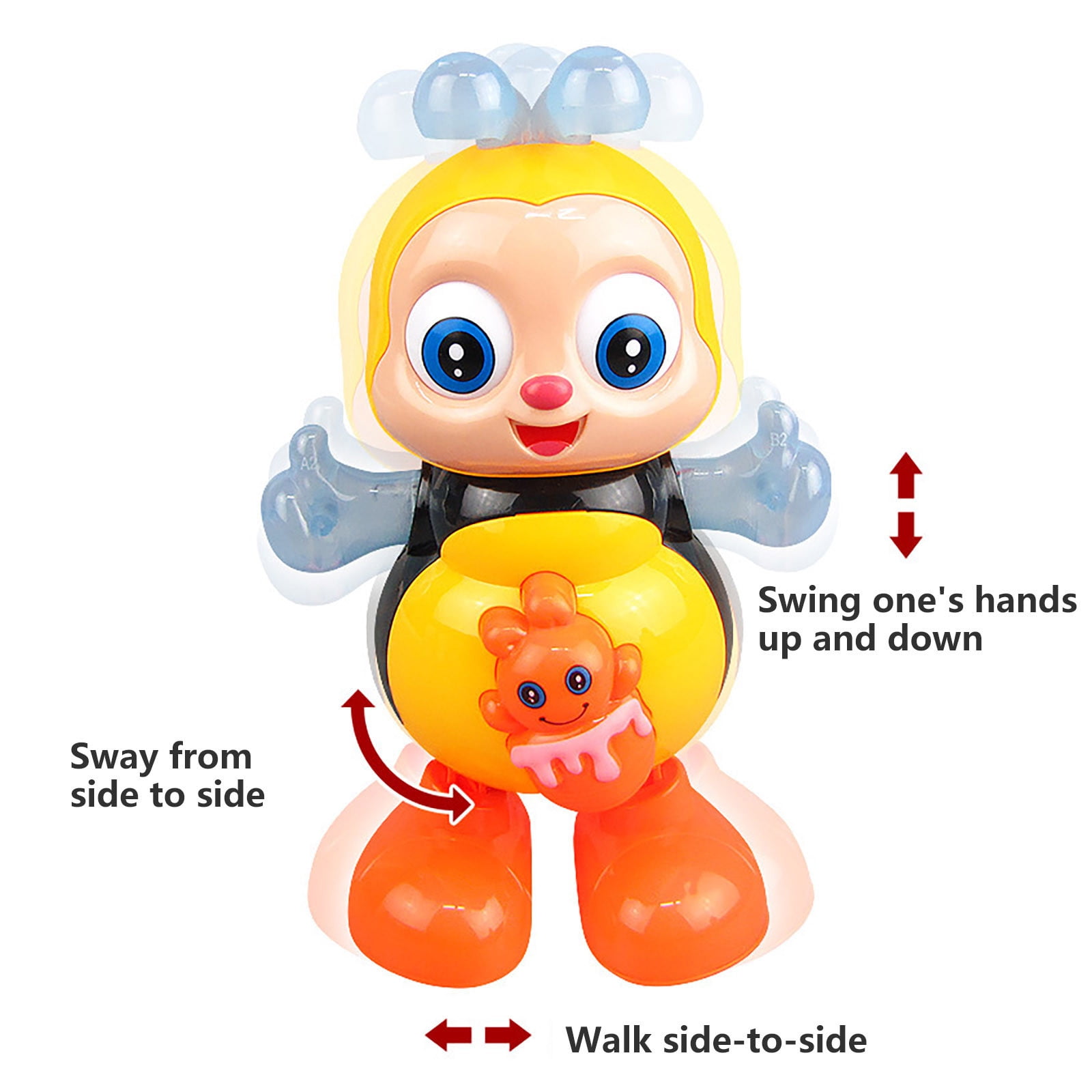 Dancing Bee For Kids,Swinging Bee,Musical Dancing Bee Toy, Electronic ...
