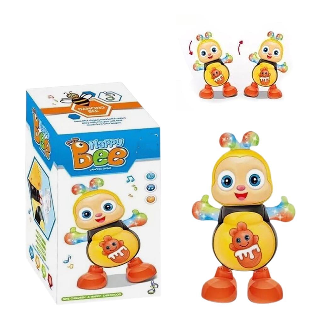 Dancing Bee Toys,Musical Interactive Bee with Lights & Music,Educational Cartoon Toy,Swinging ...