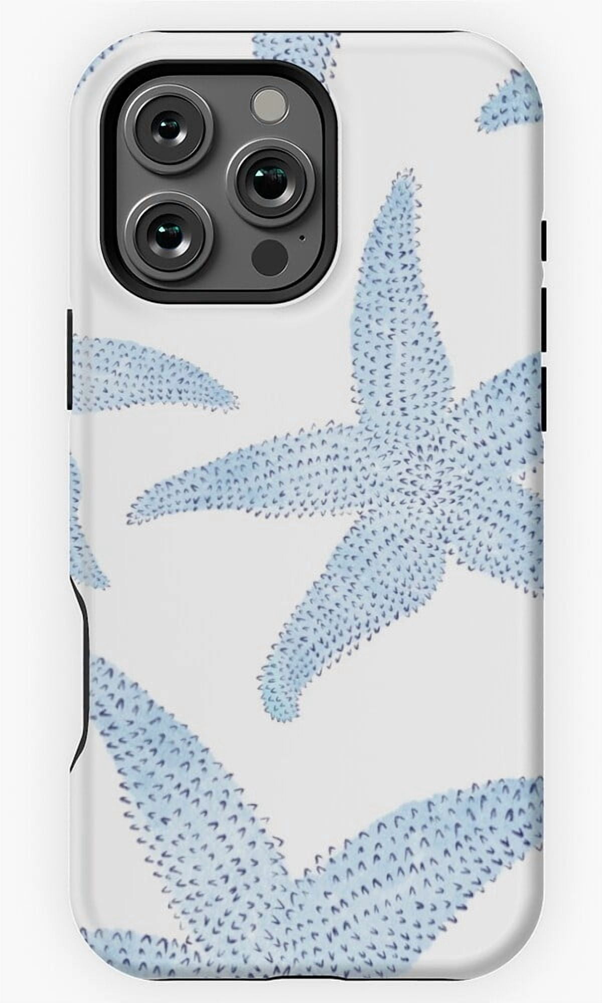 Dancing Blue Starfish Cute Ocean Life iPhone 11–16 Pro Max Compatible ...