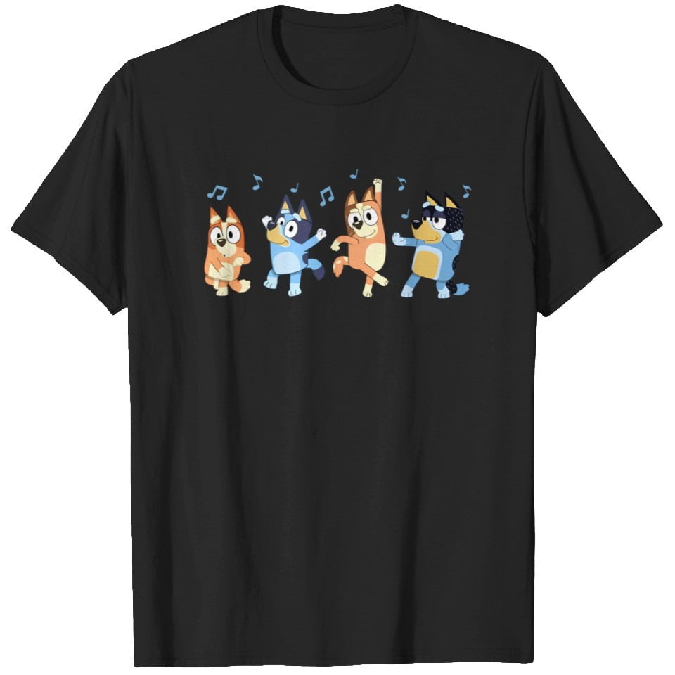 Dancing Bluey Family Shirt,Sport Grey Color,Size L - Walmart.com