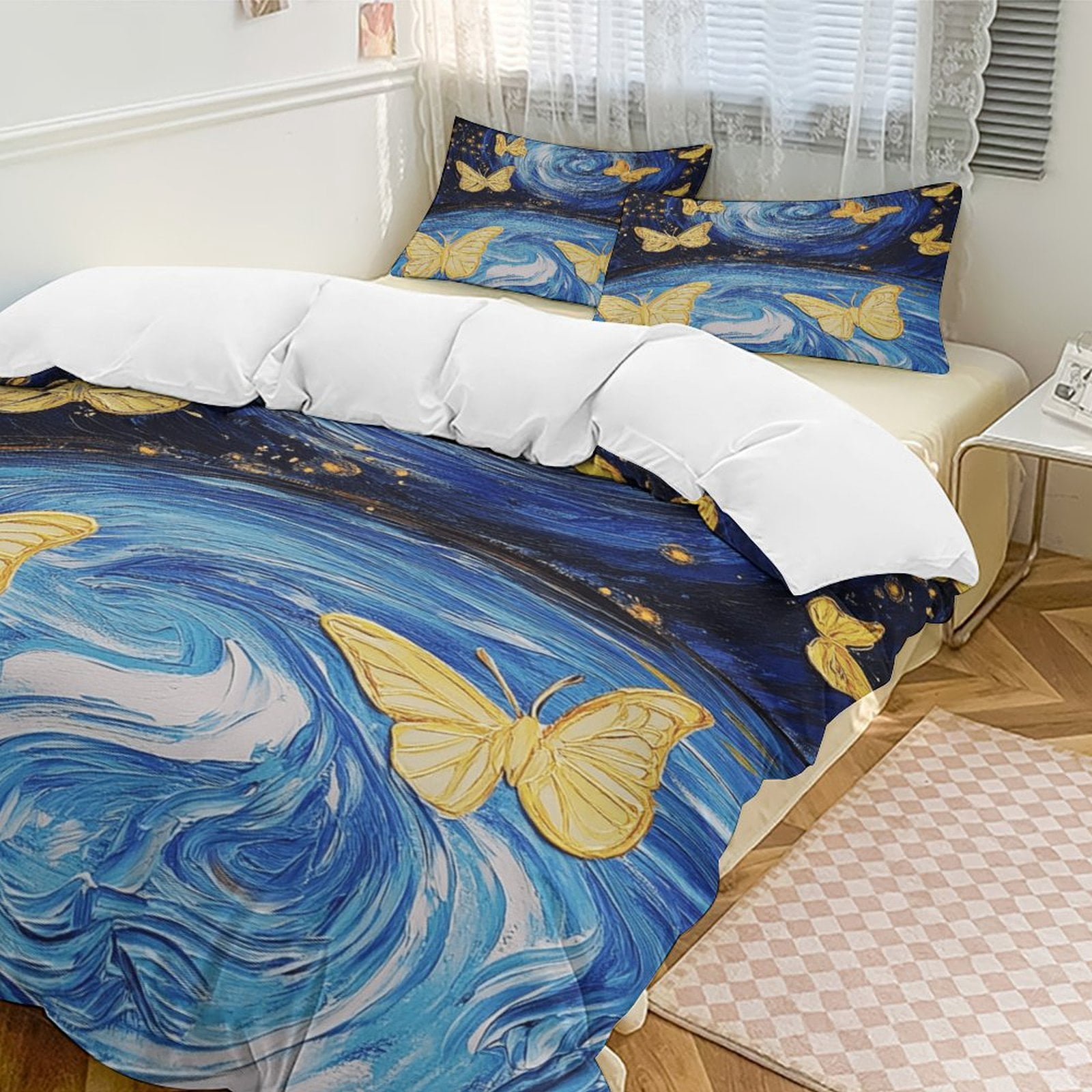 Dancing Butterflies 3D Duvet Cover Set Quilt Cover Theme of Kid Boy ...