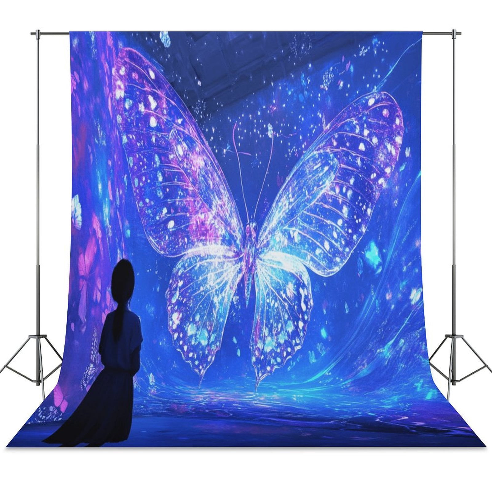 Dancing Butterflies Backdrop Background for Photography Photo Booth ...