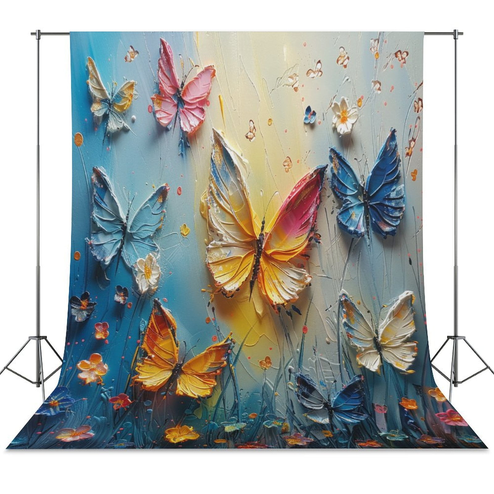 Dancing Butterflies Backdrop Background for Photography Photo Booth ...