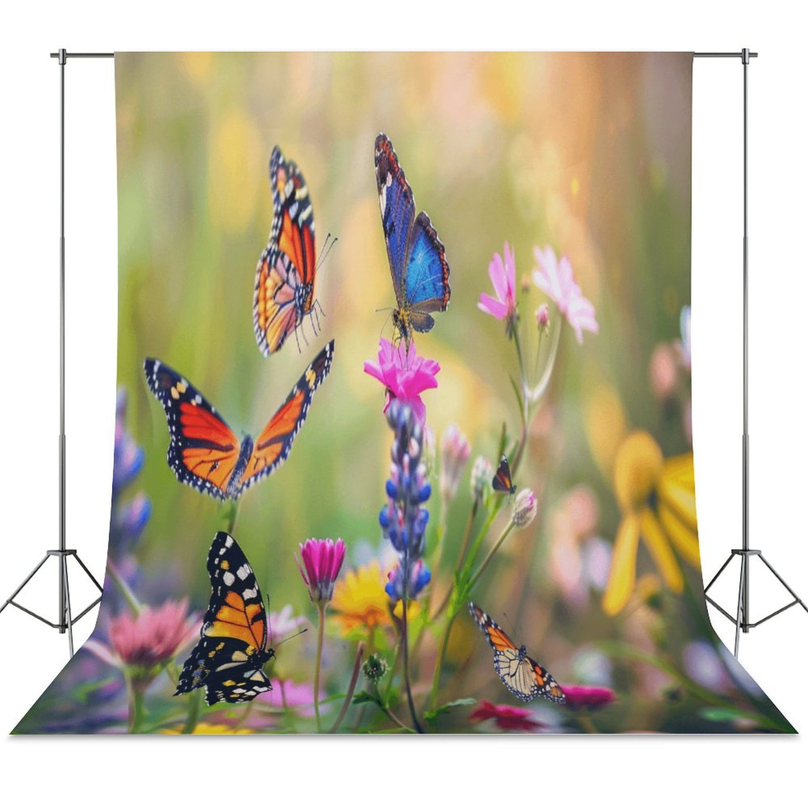 Dancing Butterflies Backdrops for Photography for Party Backdrop ...