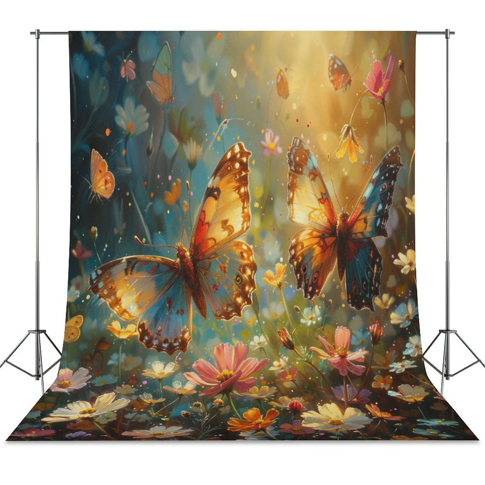 Dancing Butterflies Backdrops for Photography for Party Backdrop ...