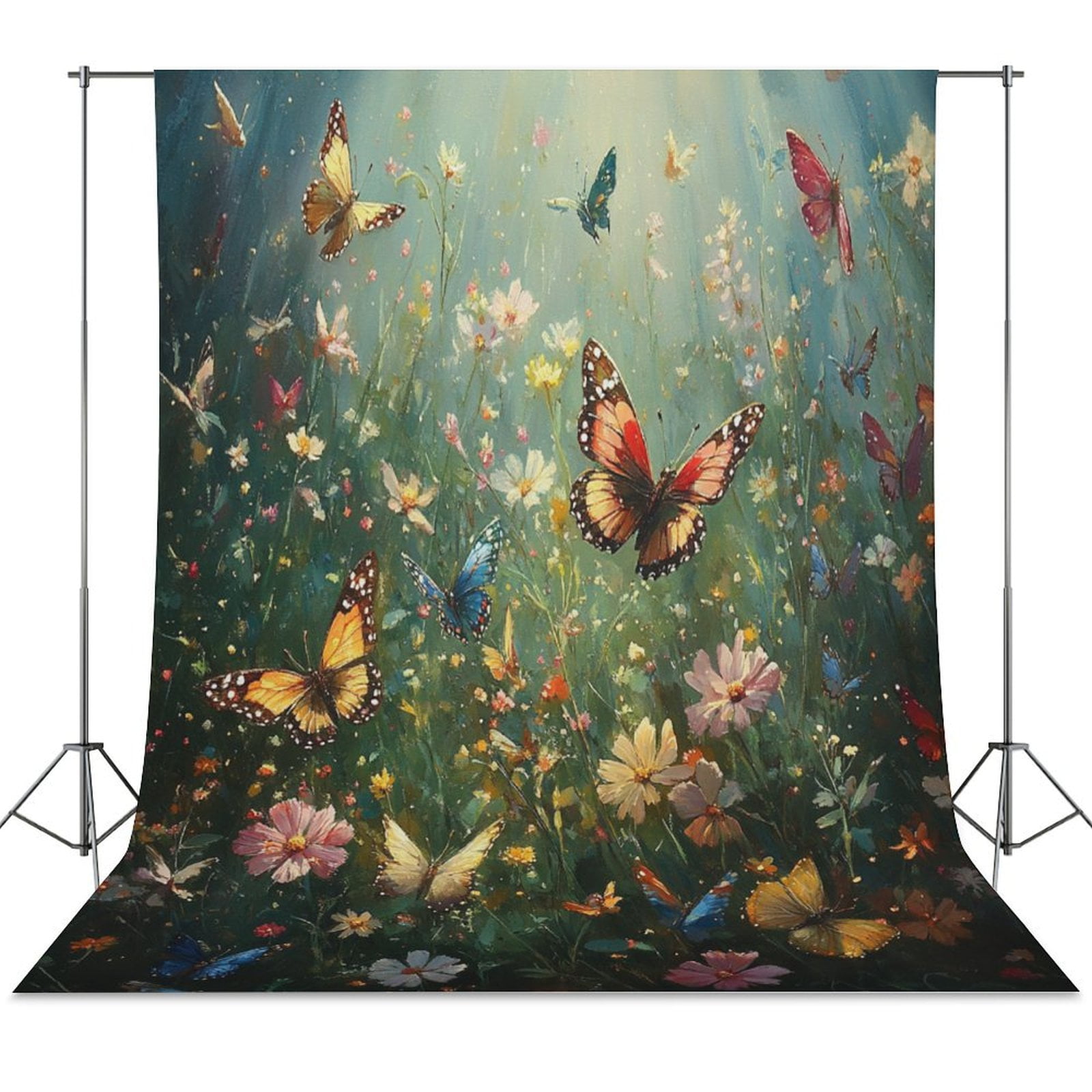 Dancing Butterflies Backdrops for Photography for Party Backdrop ...