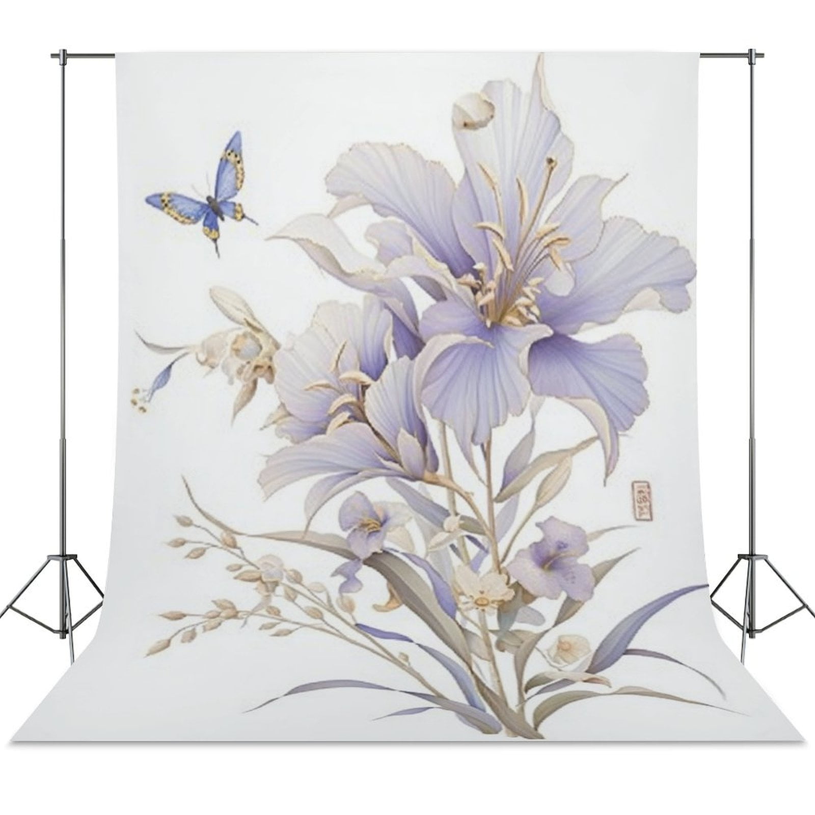 Dancing Butterflies Backdrops for Photography for Party Backdrop ...