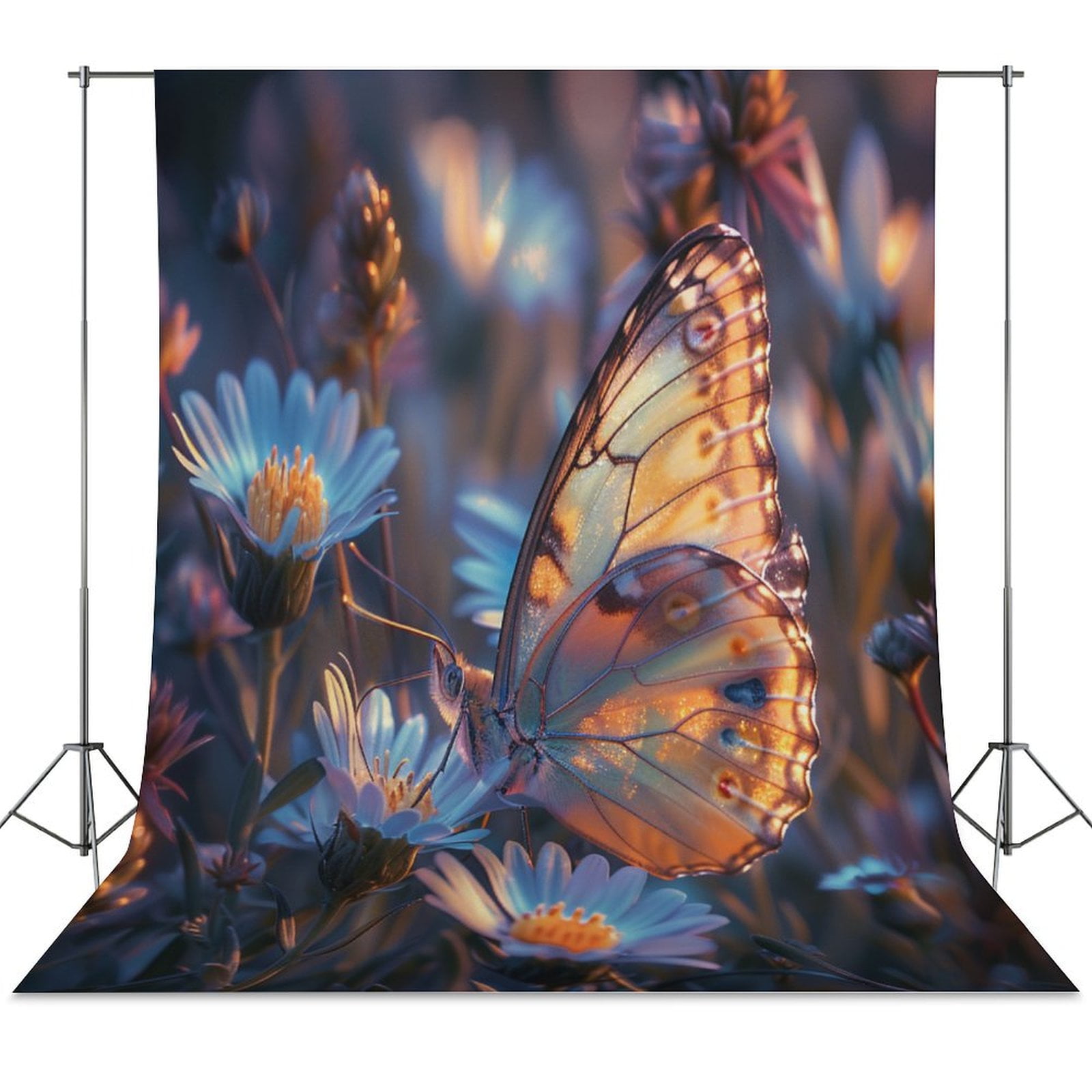 Dancing Butterflies Backdrops for Photography for Party Backdrop ...