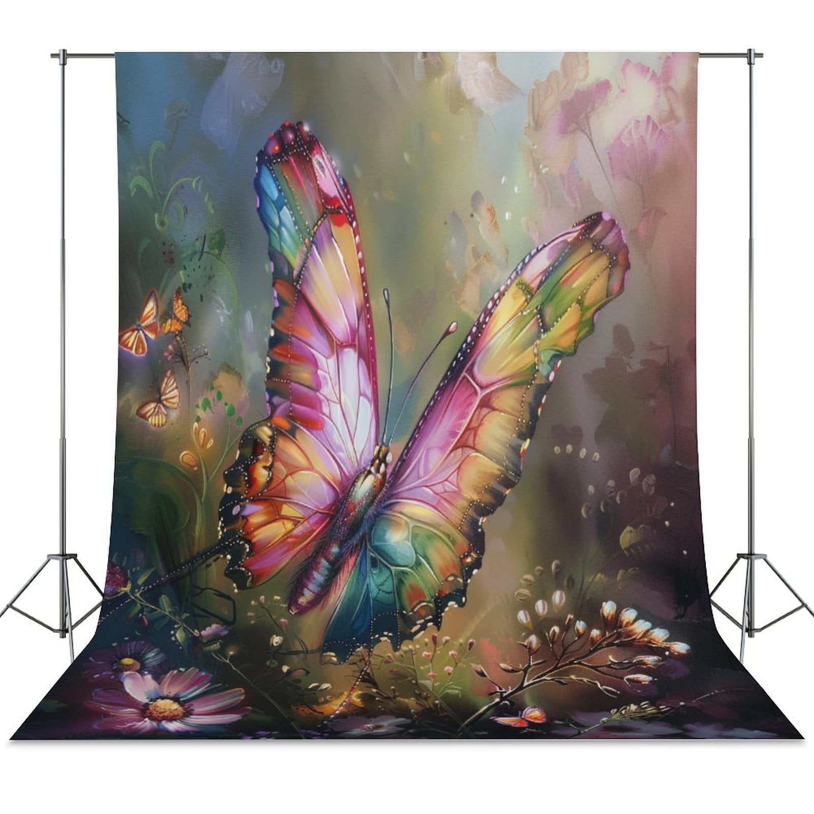 Dancing Butterflies Backdrops for Photography for Party Backdrop ...