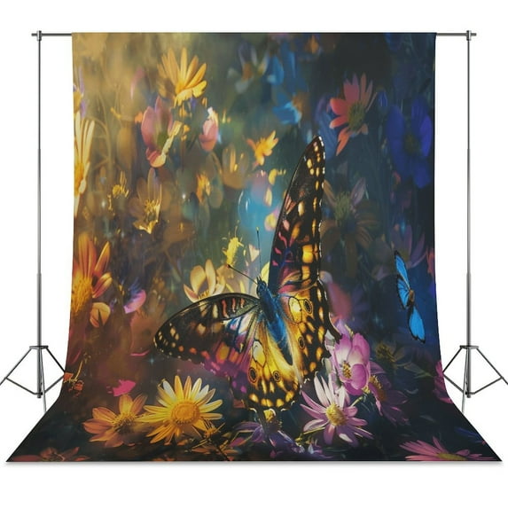 Dancing Butterflies Backdrops for Photography for Party Backdrop ...