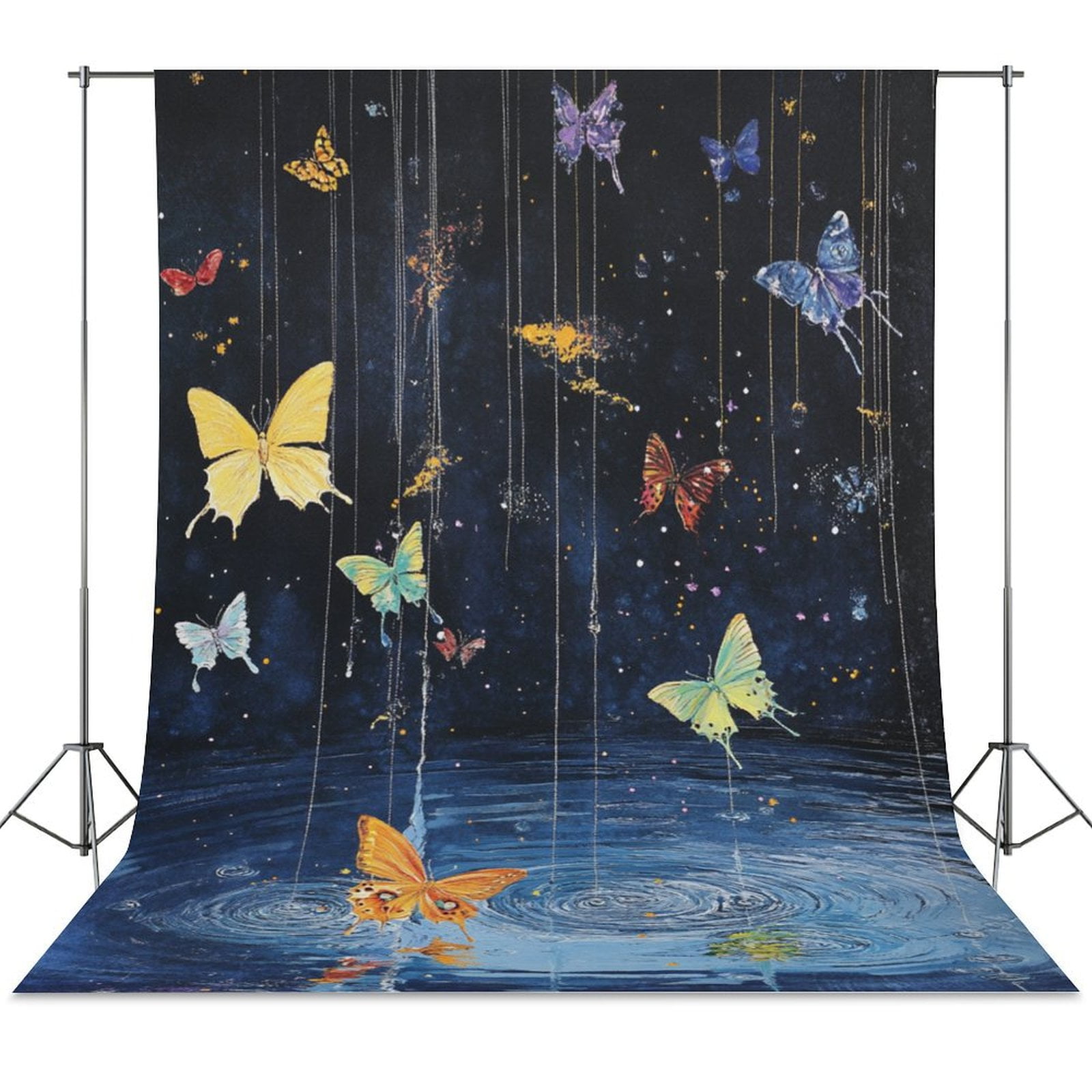 Dancing Butterflies Spring Backdrop Backdrops for Photography Photo ...
