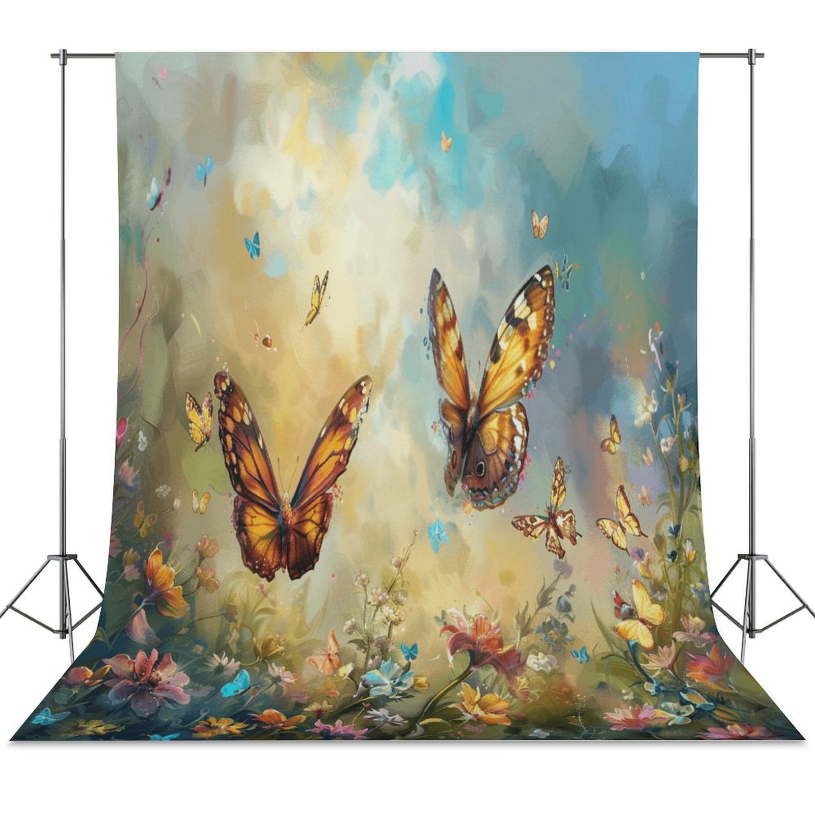 Dancing Butterflies Spring Backdrop Backdrops for Photography Photo ...